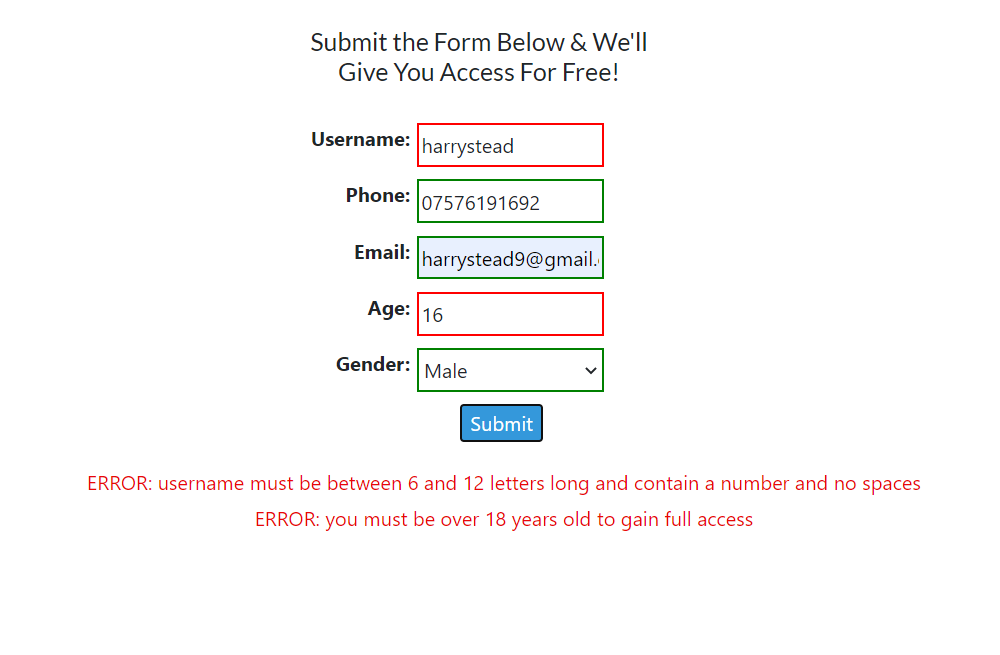 GitHub - harrystead/Form-Validation-----JavaScript: Form Validator ... GitHub - harrystead/Form-Validation-----JavaScript: Form Validator ...