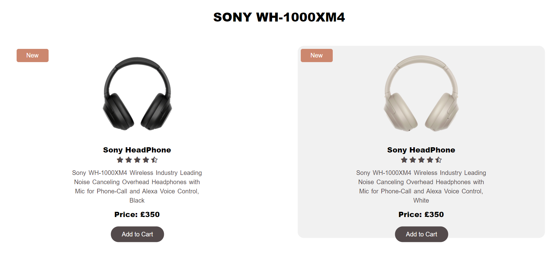 GitHub - harrystead/Sony-Headphone-Ecommerce