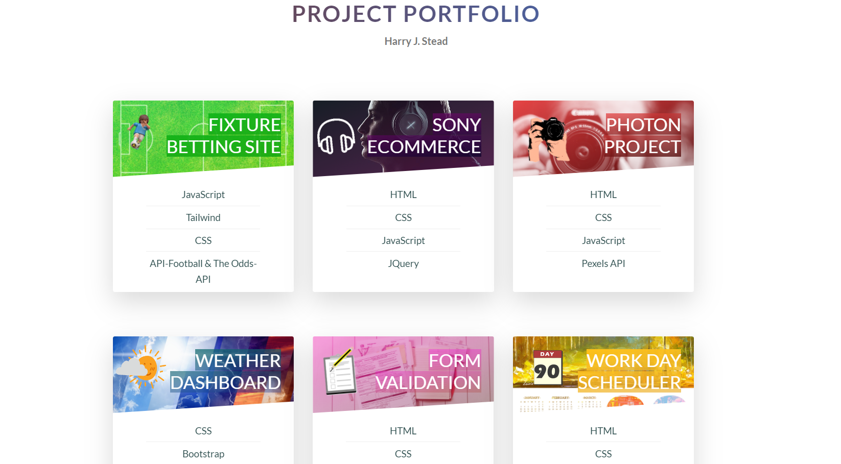 GitHub - harrystead/Portfolio-Website: Portflio