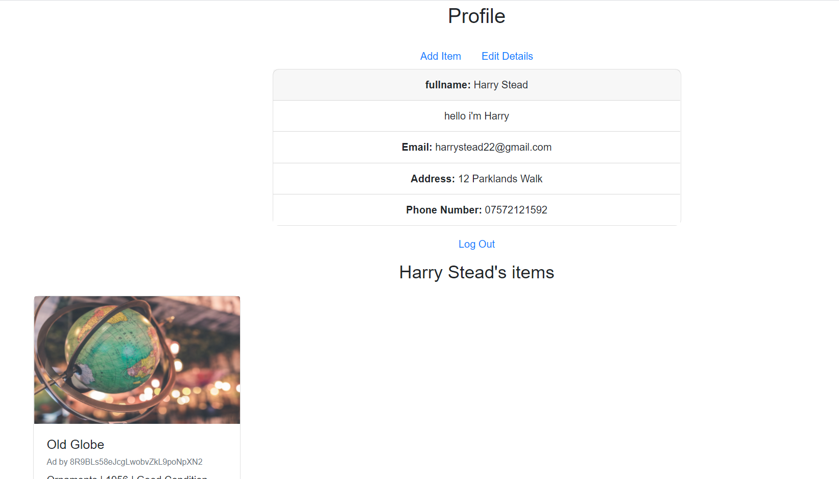 GitHub - harrystead/Full-Stack-Local-Shop