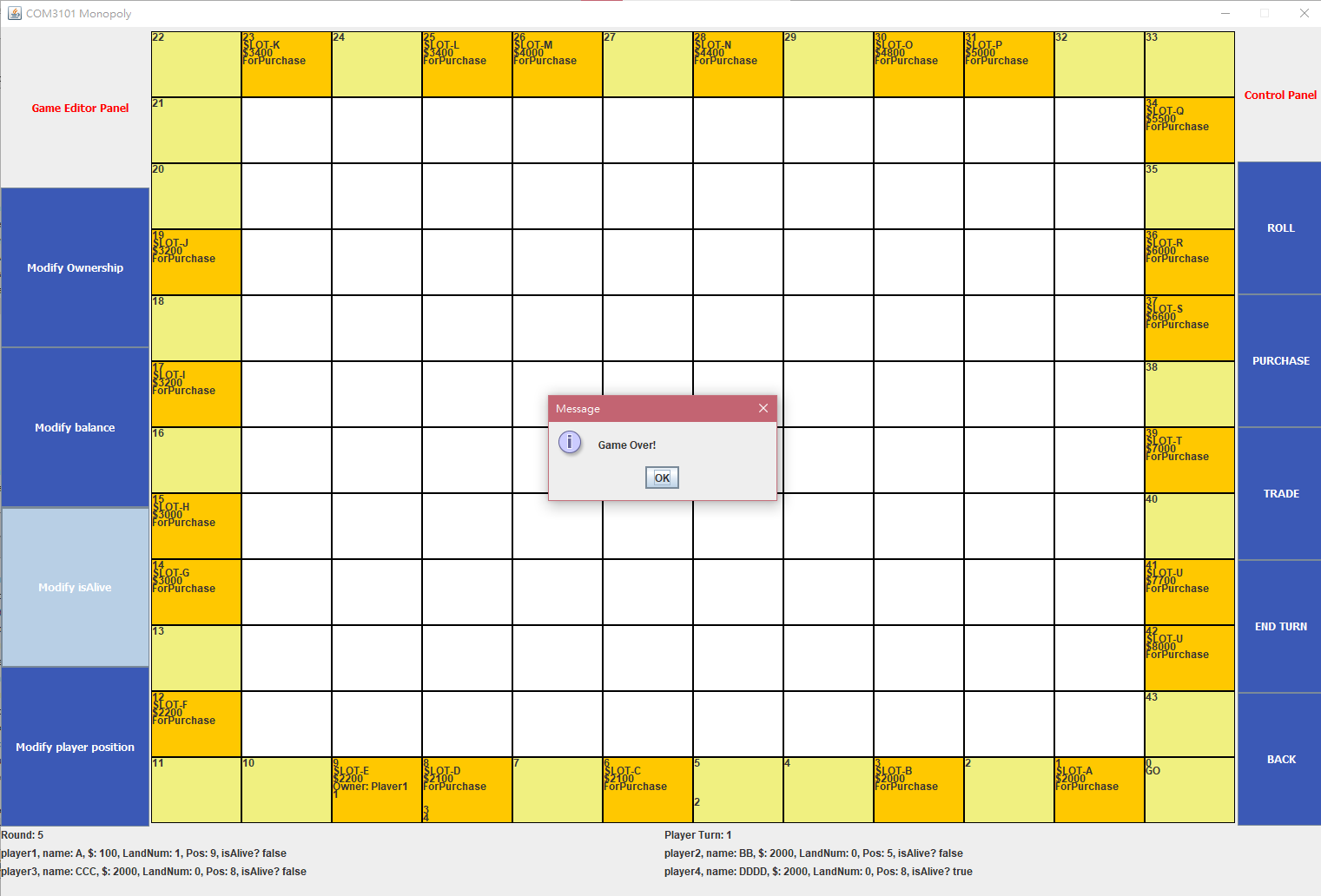 GitHub - tonyma163/MVC_MonopolyProject: Java MVC Monopoly GUI Project ...