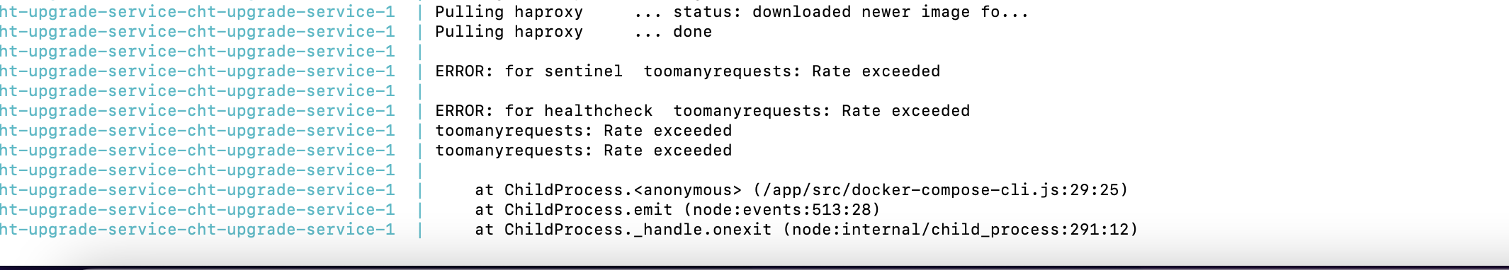 Improve admin upgrade page UX when upgrade service fails to update containers · Issue #7859 ...