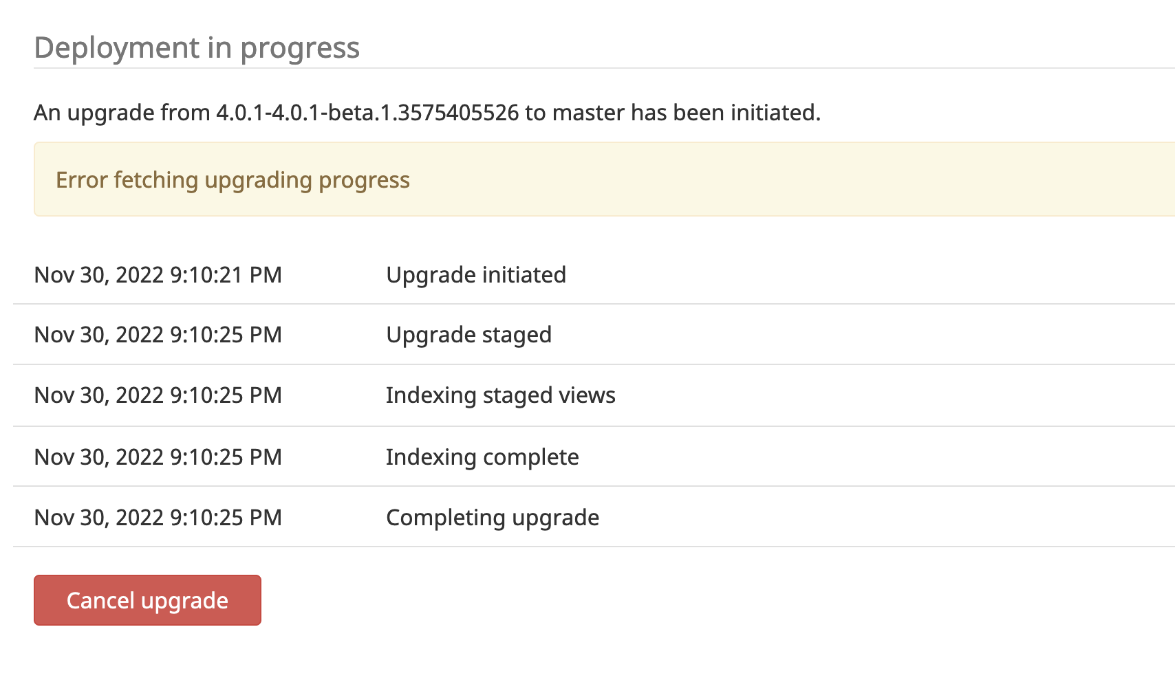 Improve wording of the warning when upgrading. · Issue #7947 · medic/cht-core · GitHub