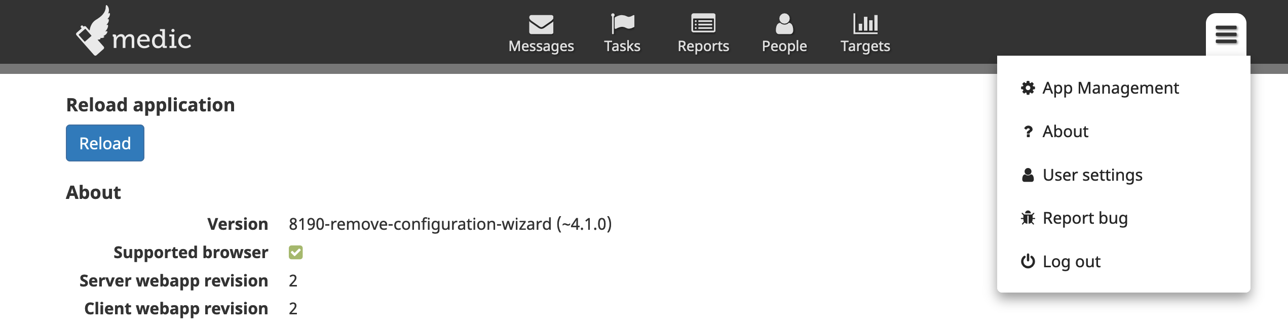 Remove configuration wizard · Issue #8190 · medic/cht-core · GitHub