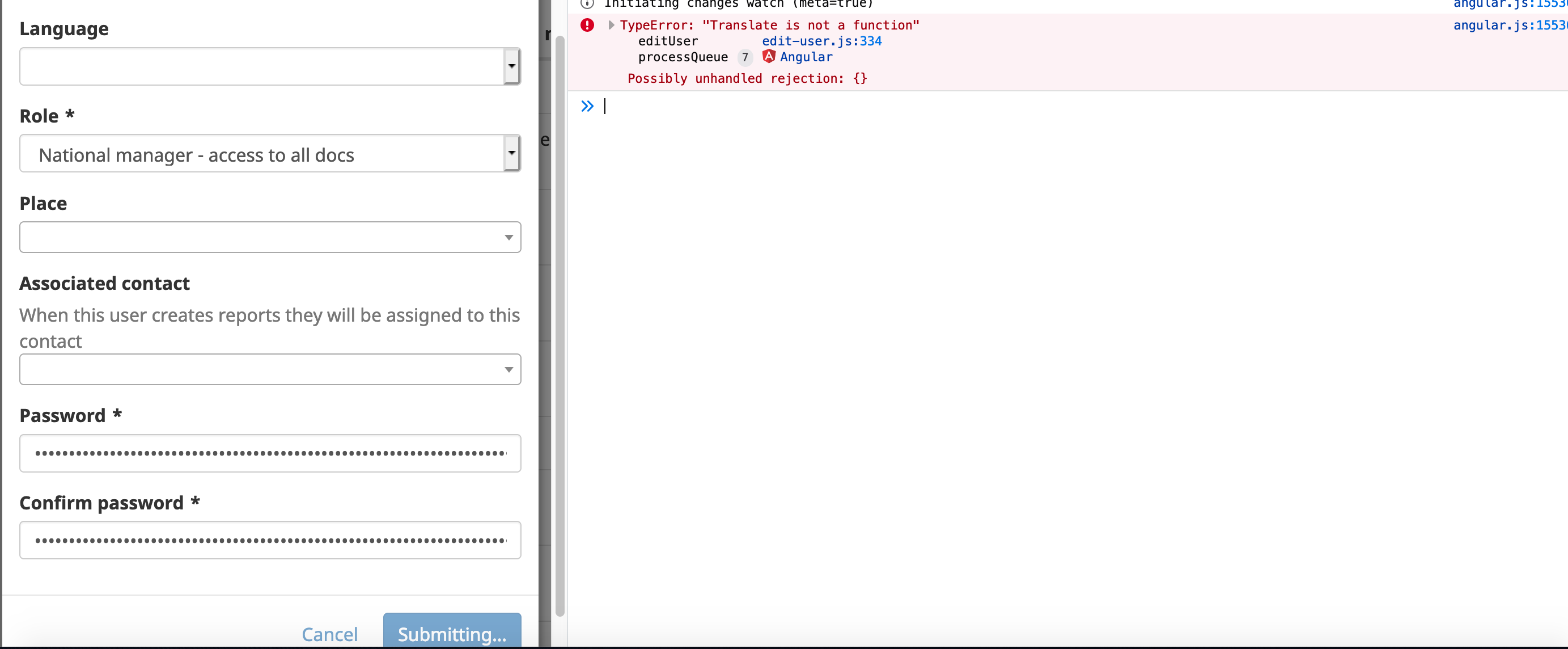Show meaningful error when 'username' is already taken · Issue #4209 · medic/cht-core · GitHub