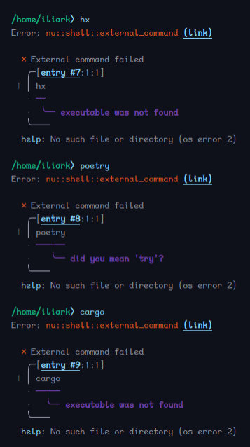 Why commands that I used in bash is not recognized by the nushell ? · nushell nushell ...