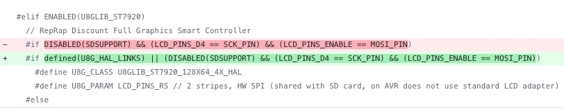 SPI dedicated to LCD using U8G_HAL_LINKS · Issue #12269 · MarlinFirmware/Marlin · GitHub