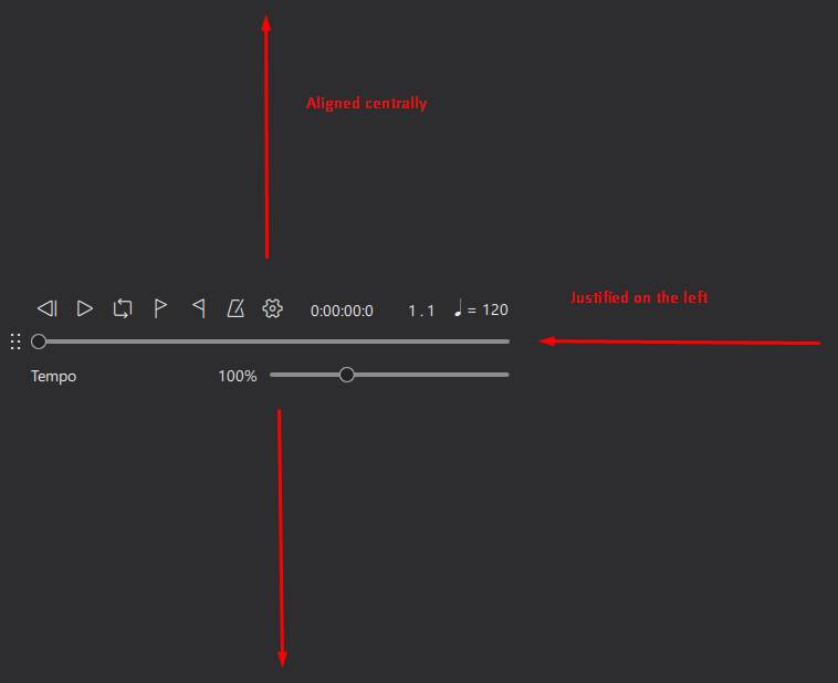 Undocked playback controls disappear when scaled and inconsistencies · Issue #17301 · musescore ...