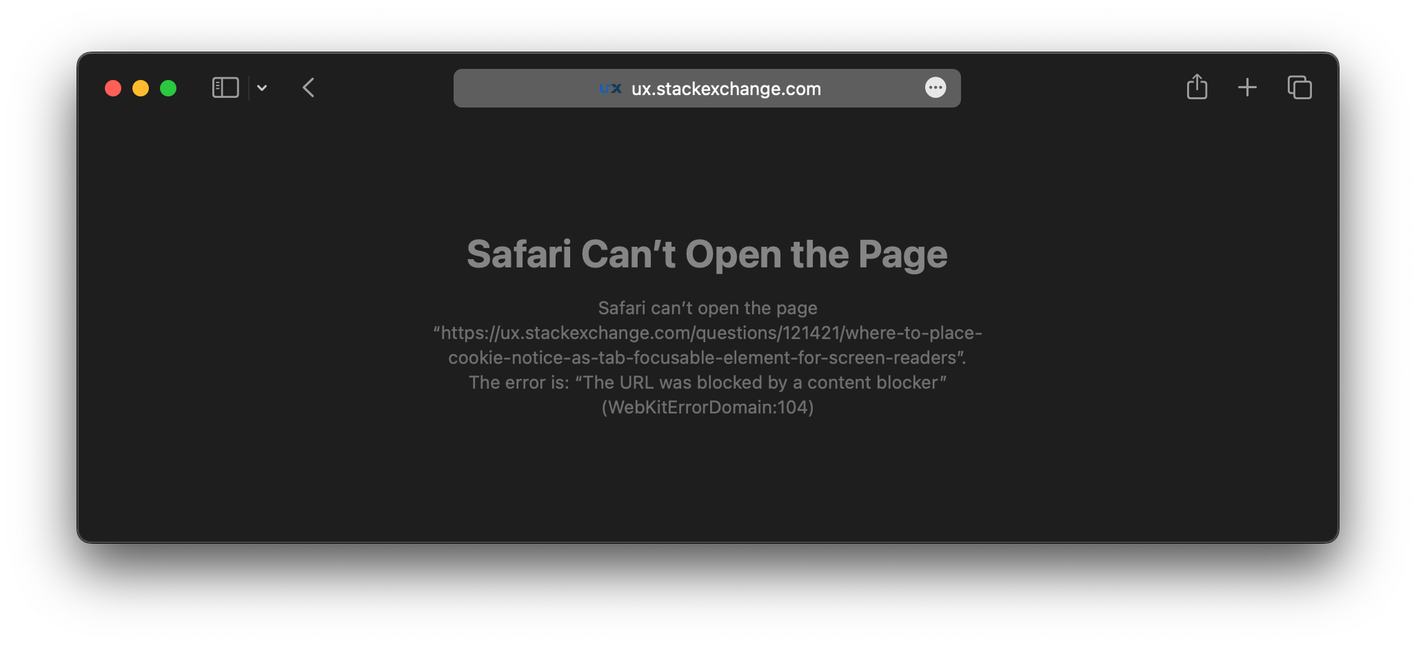 Blocks https://ux.stackexchange.com/questions/121421/where-to-place-cookie-notice-as-tab ...