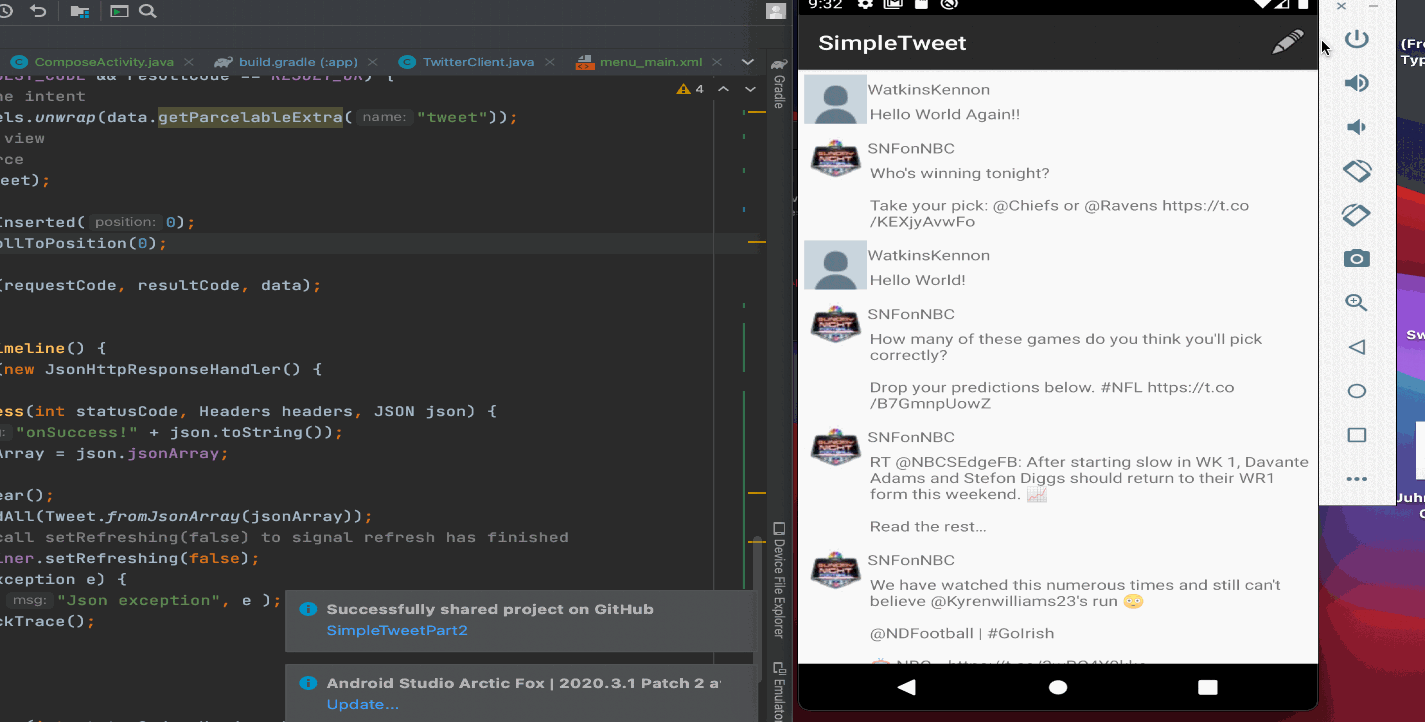 GitHub - KWatkins12/SimpleTweetPart2: ST Part 2