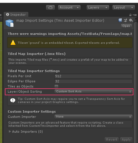 Bug/Problem: When importing an isometric tiled map, the tiles are overlapping each other in the ...