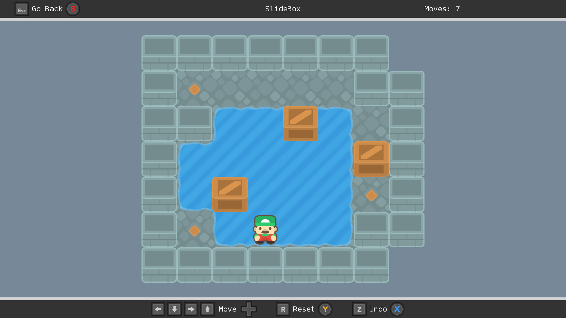 GitHub - kruzifix/Sokoban: 2D Sokoban-like Puzzle game
