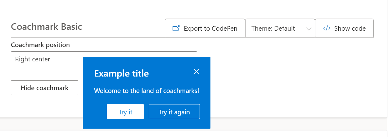 [Bug]: Coachmark's teaching bubble doesn't have a box-shadow · Issue #24723 · microsoft/fluentui ...