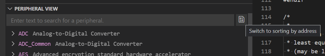Allow sorting of peripheral registers by address · Issue #10 ...