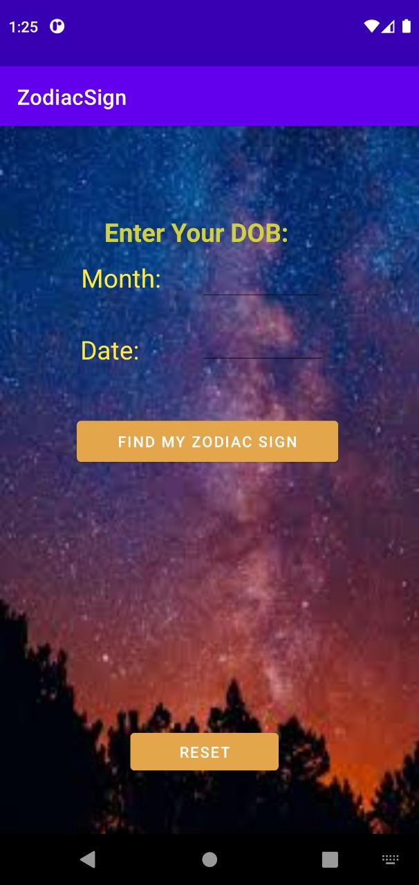 GitHub - Gbilandani/ZodiacSign