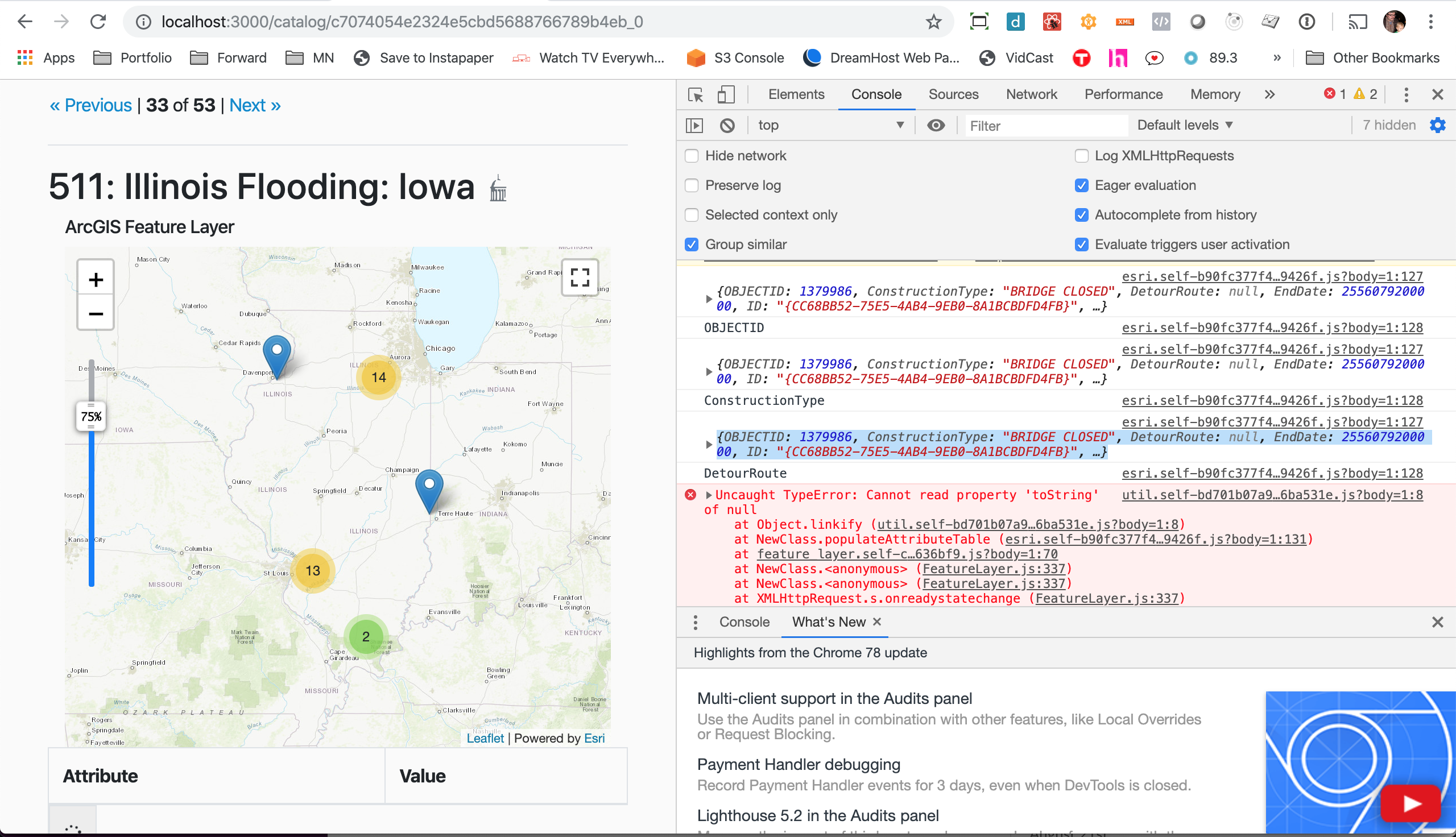 Ui Arcgis Feature Layer Errors · Issue 278 · Geobtaageoportal · Github
