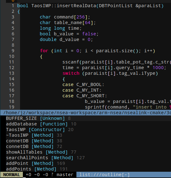 coc-list-outline only show the function name,but can't show the ...