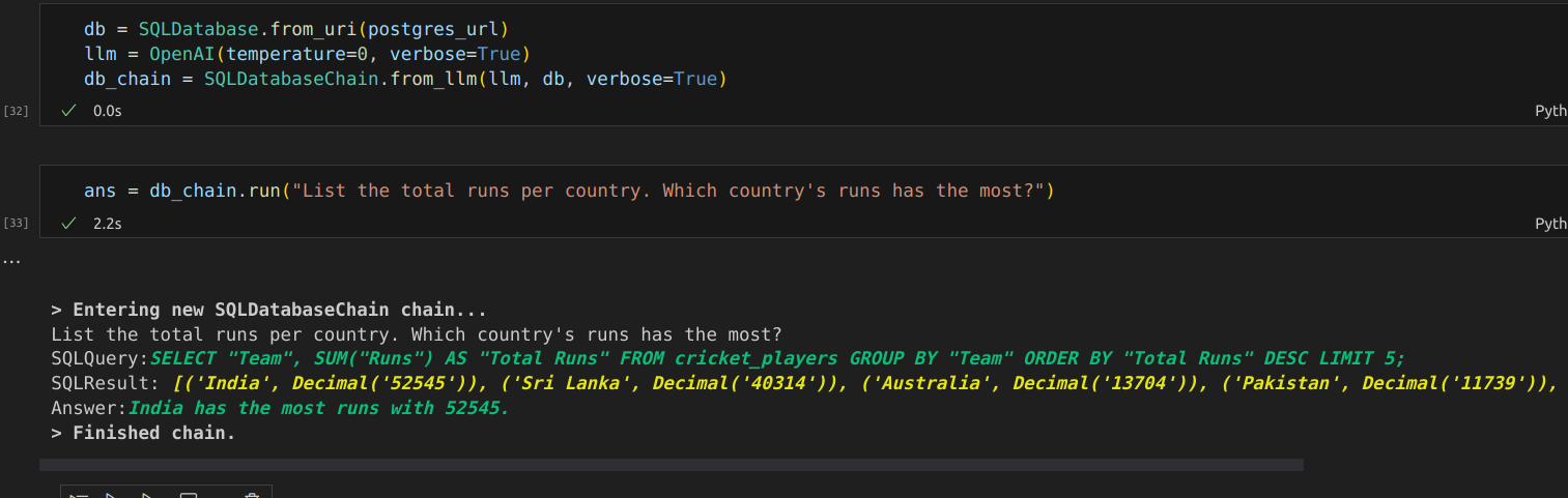 query database using natural language · Issue #10277 · langchain-ai ...