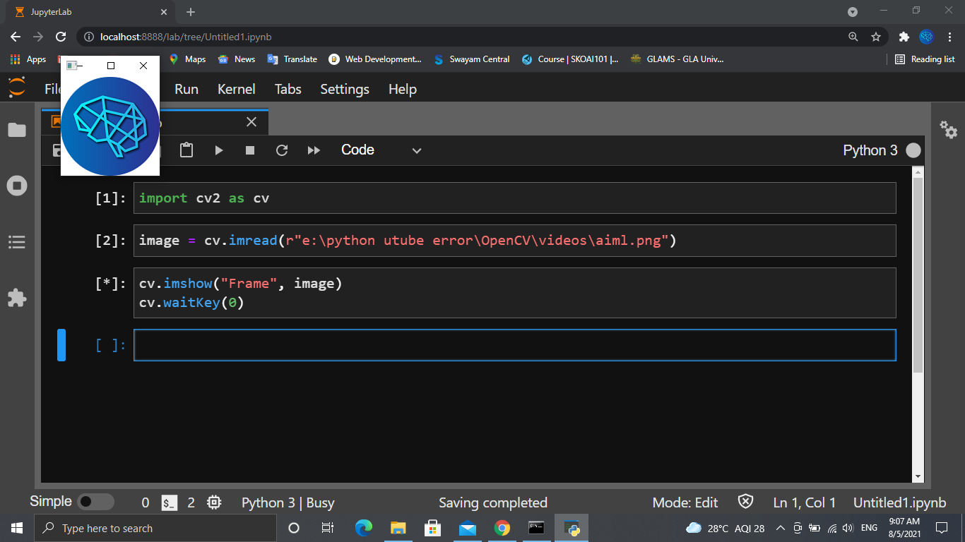Error in Jupyter Notebook and Pycharm · datasciencecompleteguide Machine-Learning · Discussion ...
