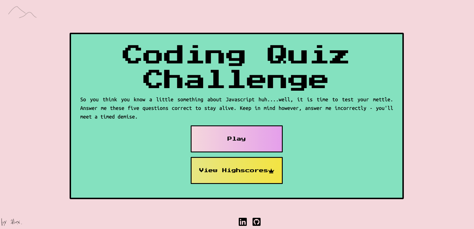 GitHub - alex-stew/timed-quiz: Timed JS Quiz