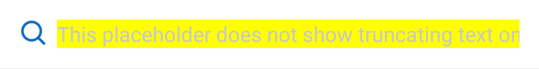 [Android] Textinput placeholder does not respect numberOfLines prop · Issue #30437 · facebook ...