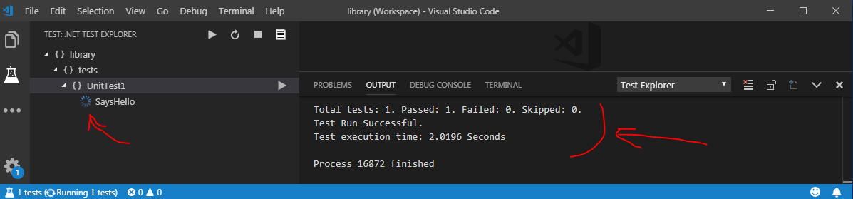 Tests display as still running even after they have completed · Issue ...