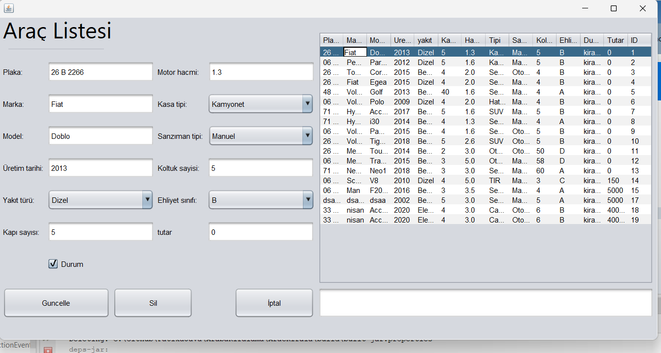 GitHub - MenekseYuncu/Car-Renting-Application