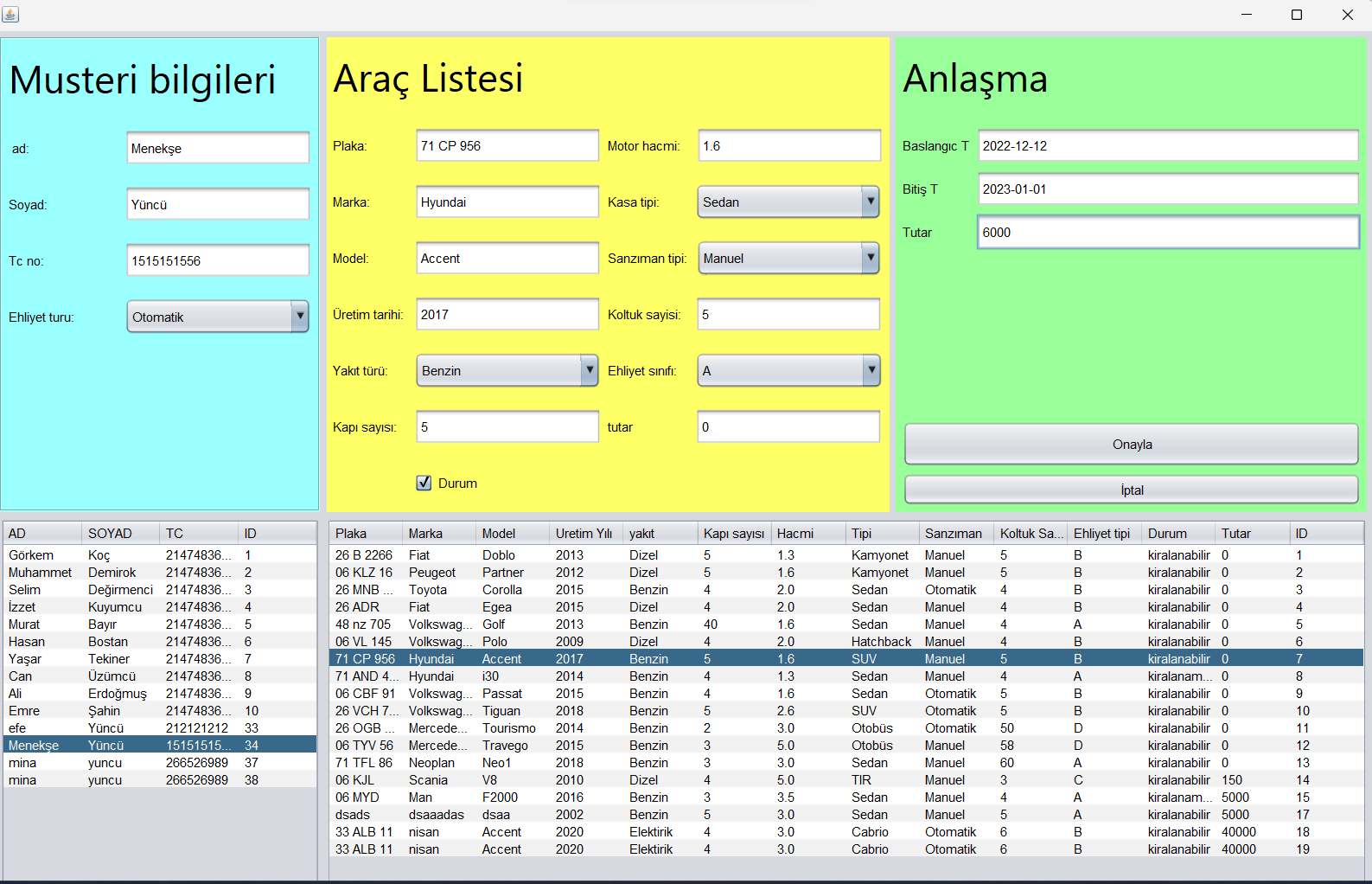 GitHub - MenekseYuncu/Car-Renting-Application
