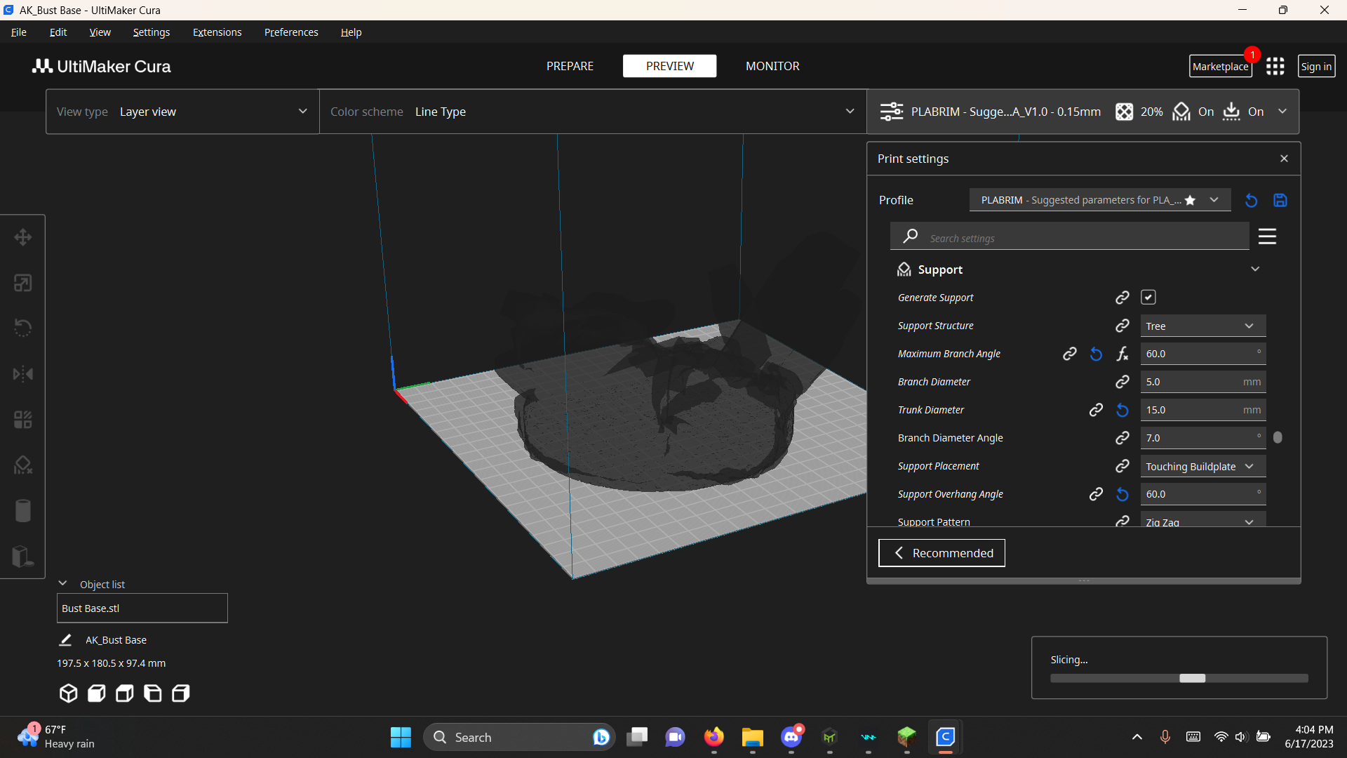 Failed Slice With Every Print I Try · Issue 15785 · Ultimaker Cura · Github