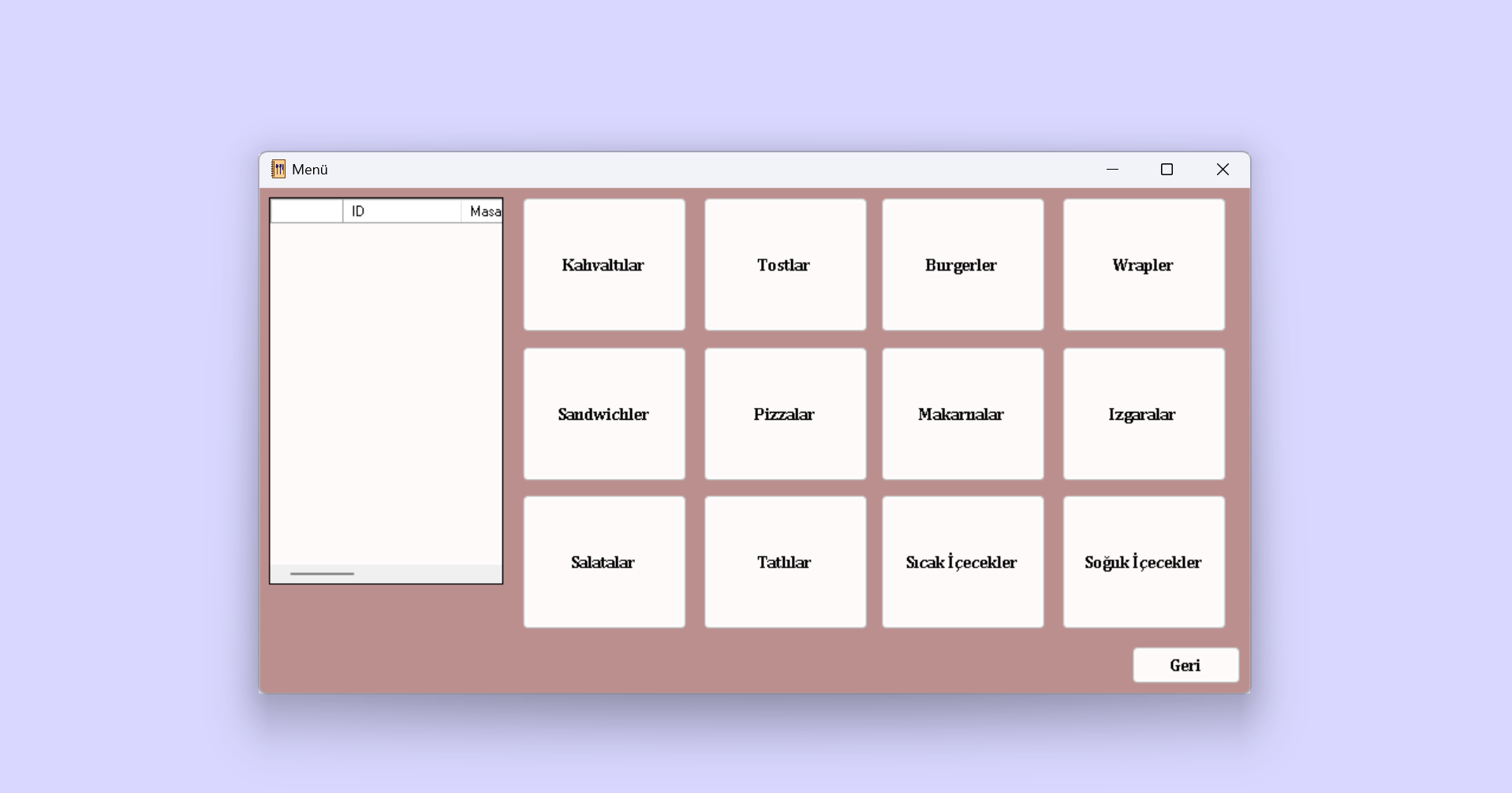 GitHub - fyzkc/KafeSiparisOtomasyonu: Kafe Sipariş Alma Programı