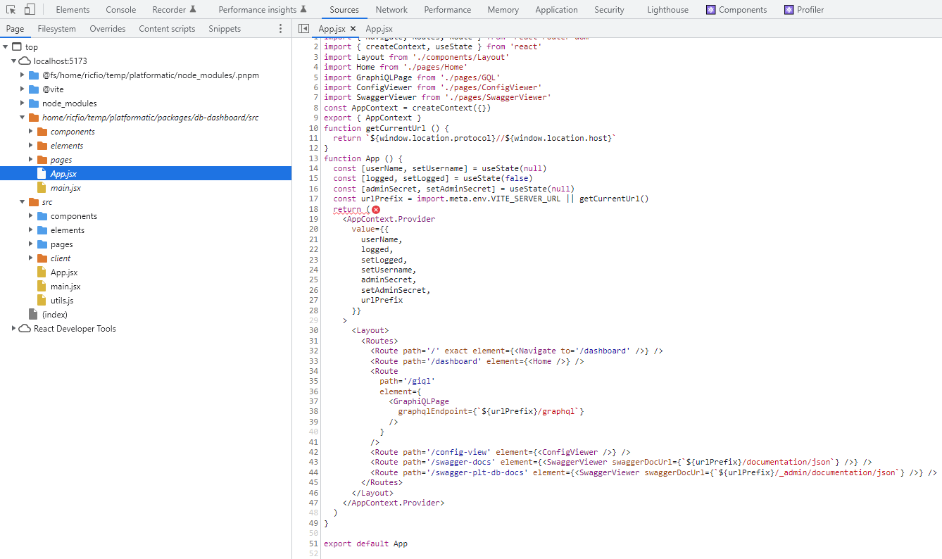 React is not defined (running dashboard development server) · Issue #228 · platformatic ...