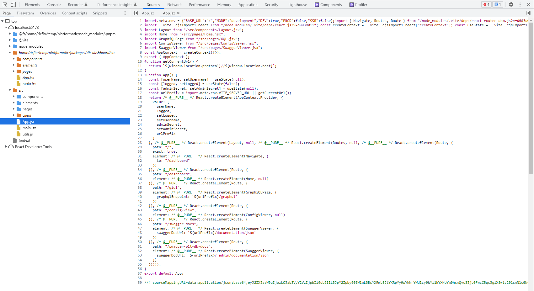 React is not defined (running dashboard development server) · Issue #228 · platformatic ...