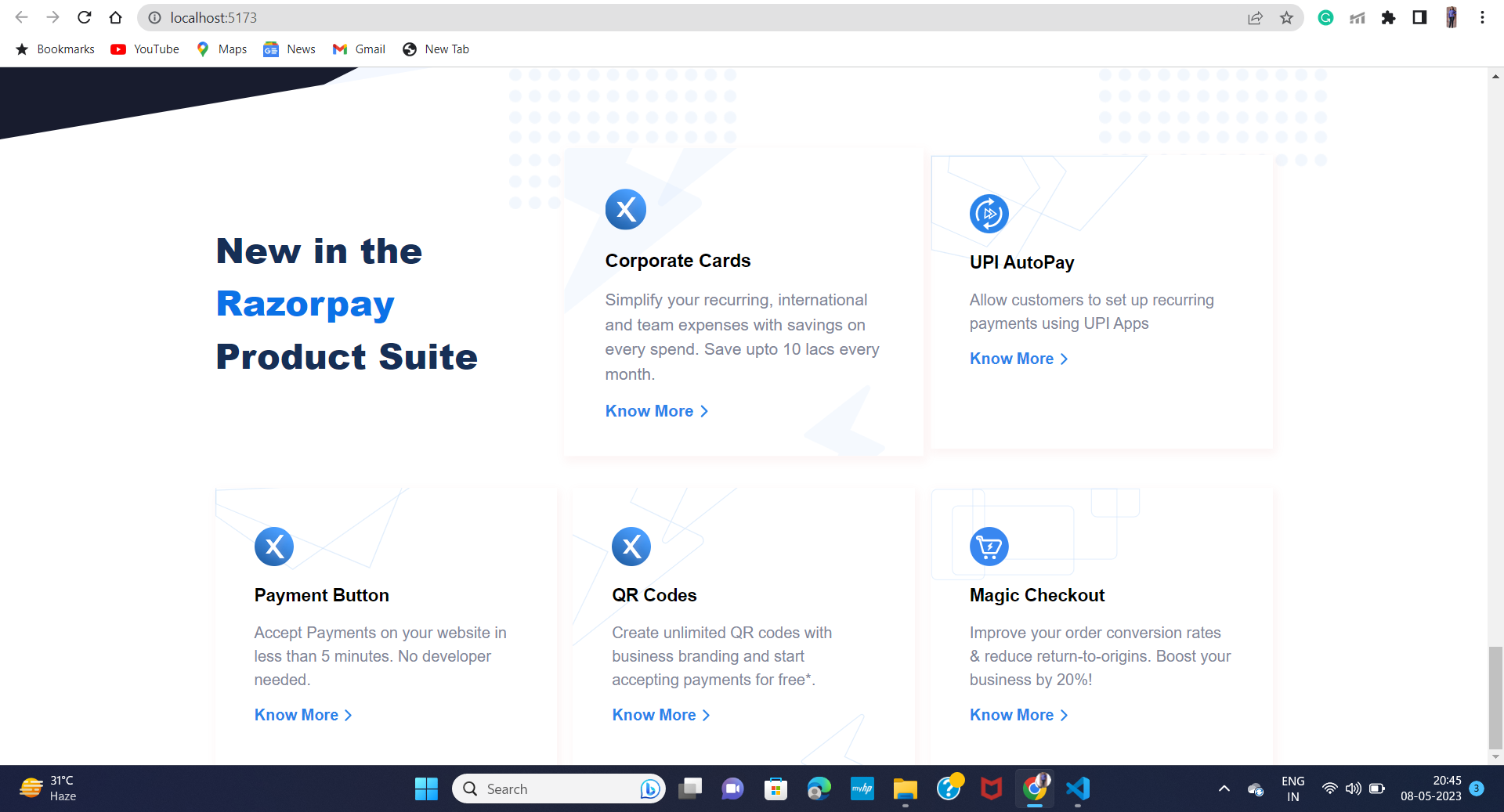 GitHub - AVI-Panwar/Razorpay-clone: A Razorpay clone UI made with ... GitHub - AVI-Panwar/Razorpay-clone: A Razorpay clone UI made with ...