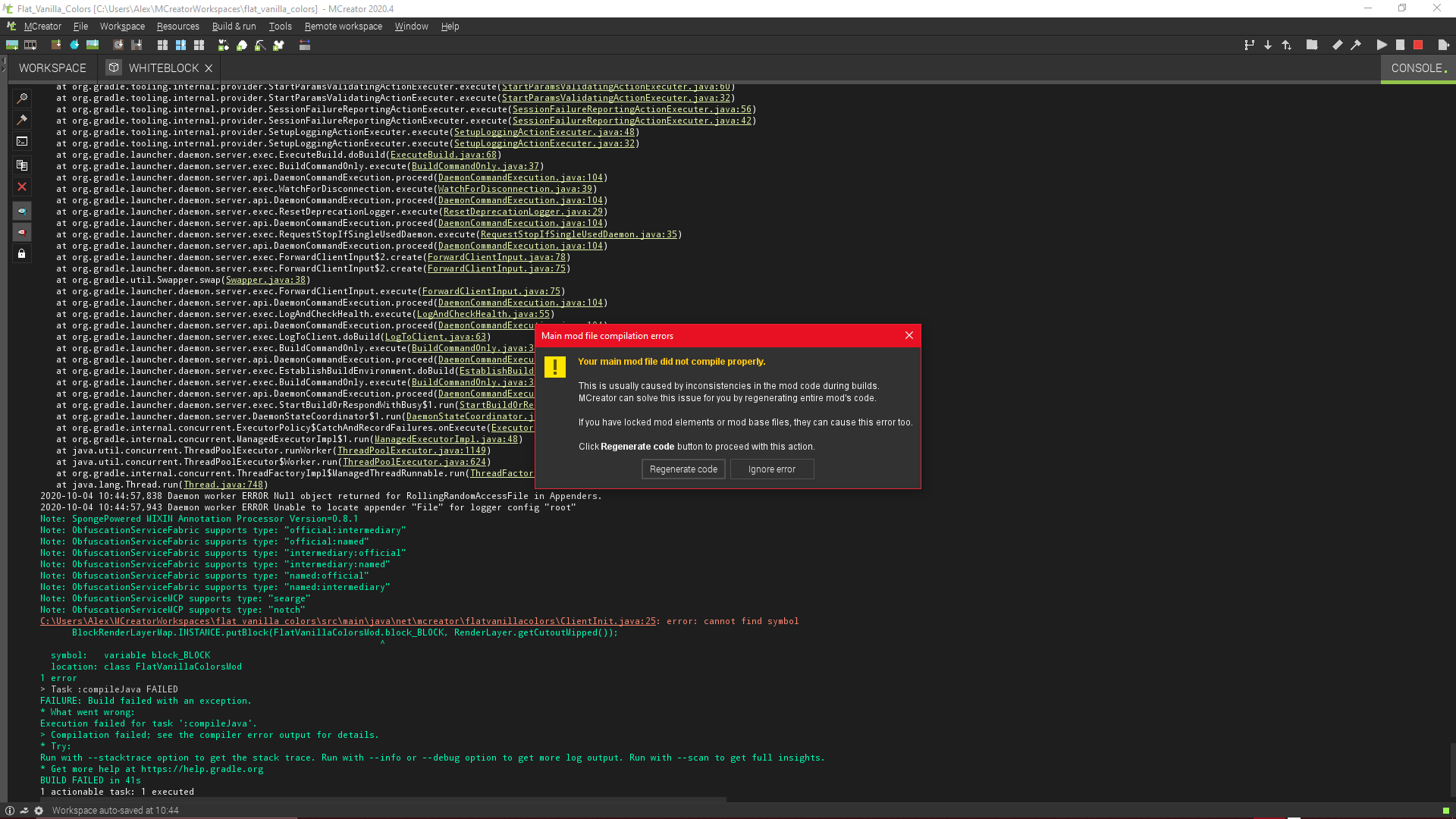 [Bug] Blocks Break Thread Three · Issue #80 · Goldorion/Fabric-Generator-MCreator · GitHub