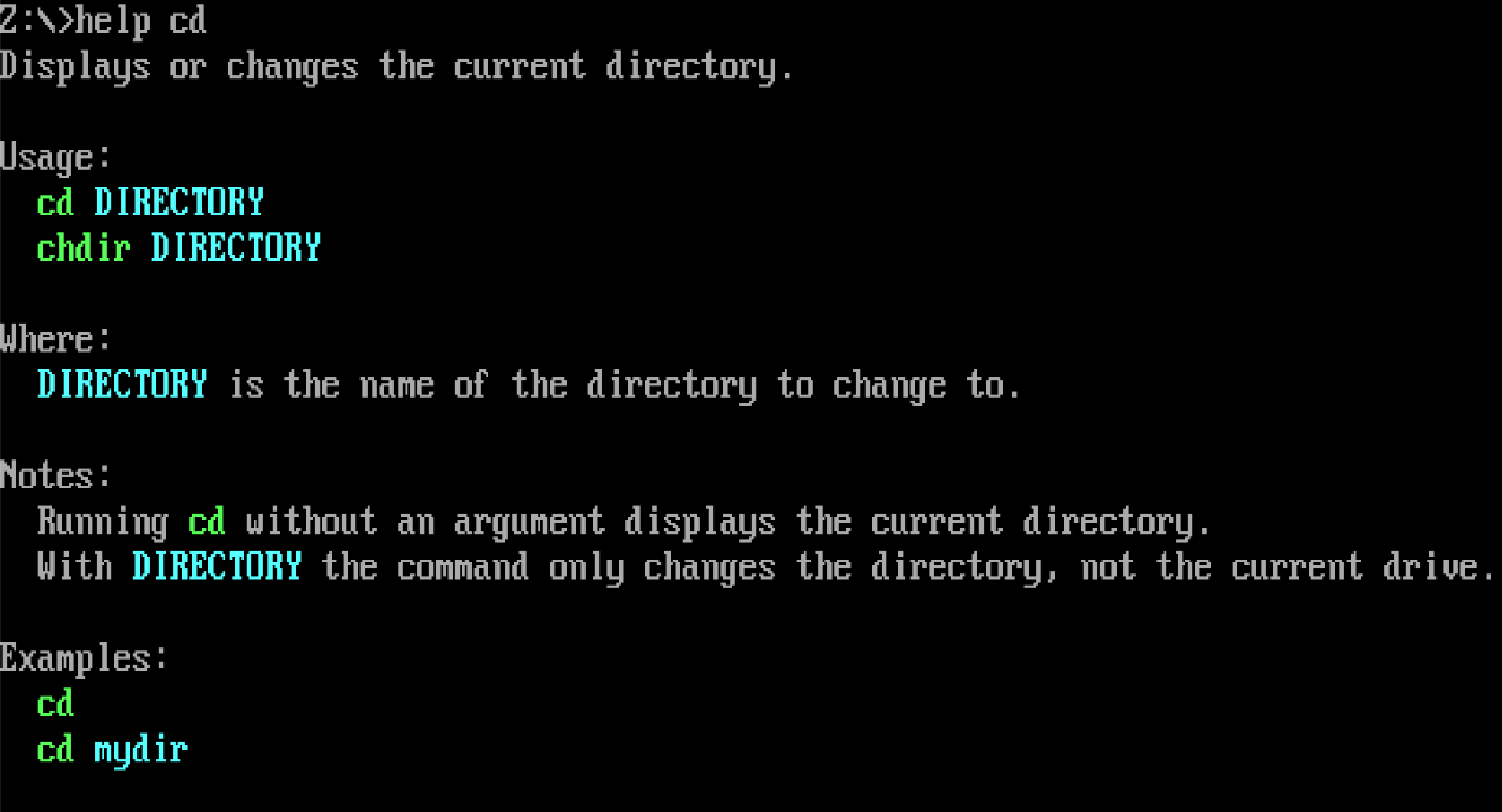 Various issues with the HELP command · Issue #1685 · dosbox-staging ...