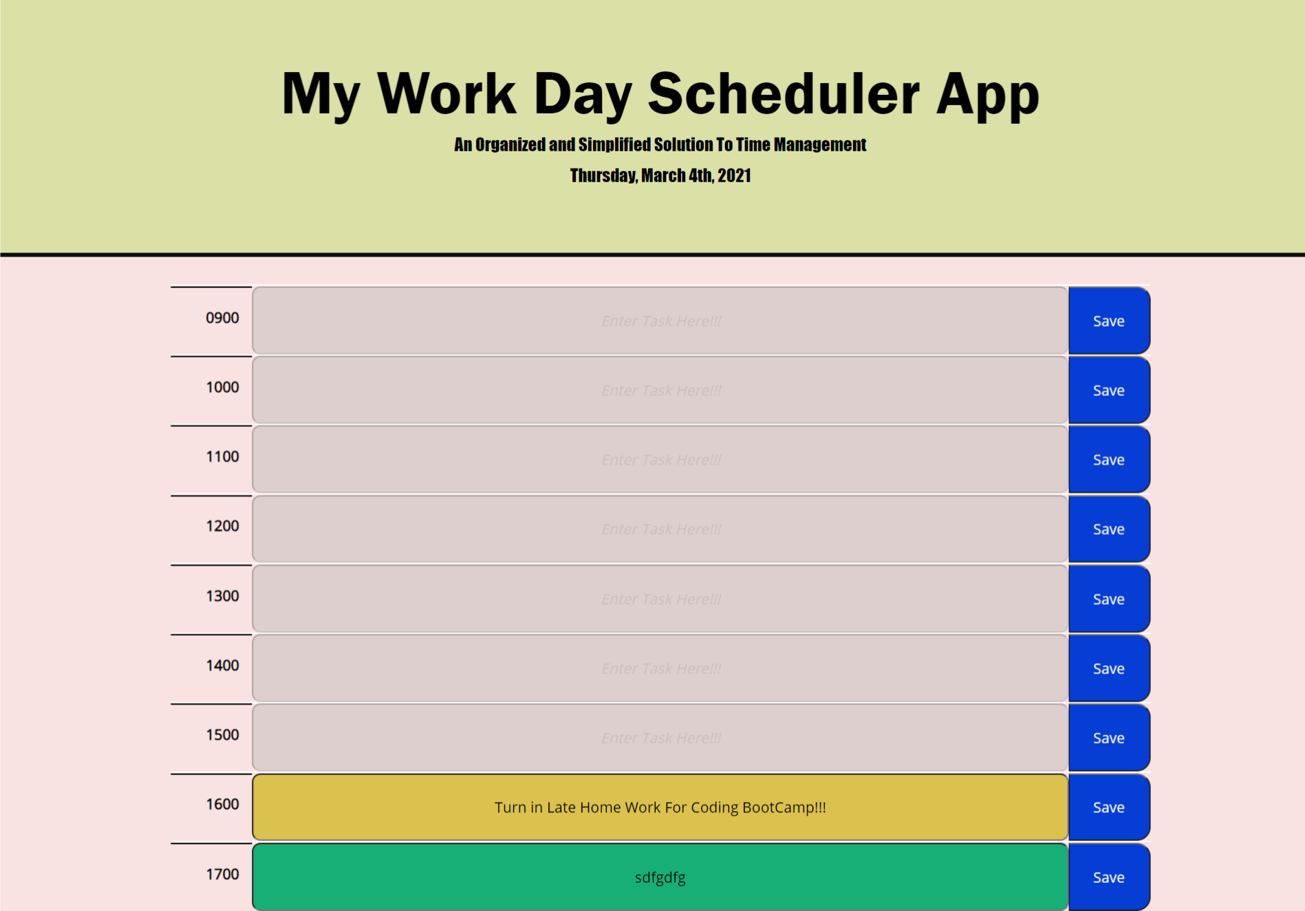 GitHub - Kingcoopa/WorkDay_Planner: Work Day Planner