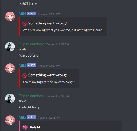 >e621 not finding images · Issue #699 · veldtech/miki-bot · GitHub