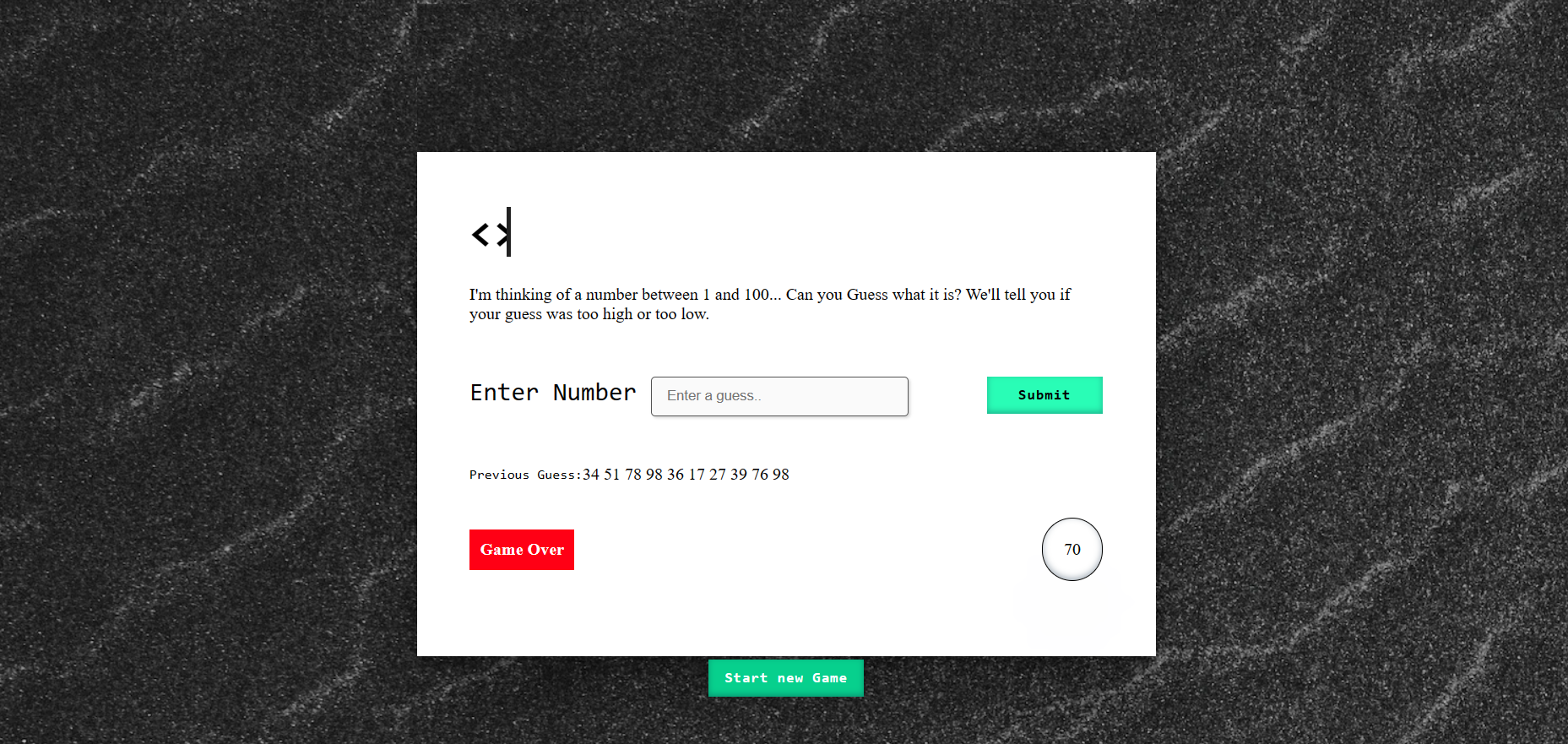 GitHub - syni18/GuessGame: Let's Guess