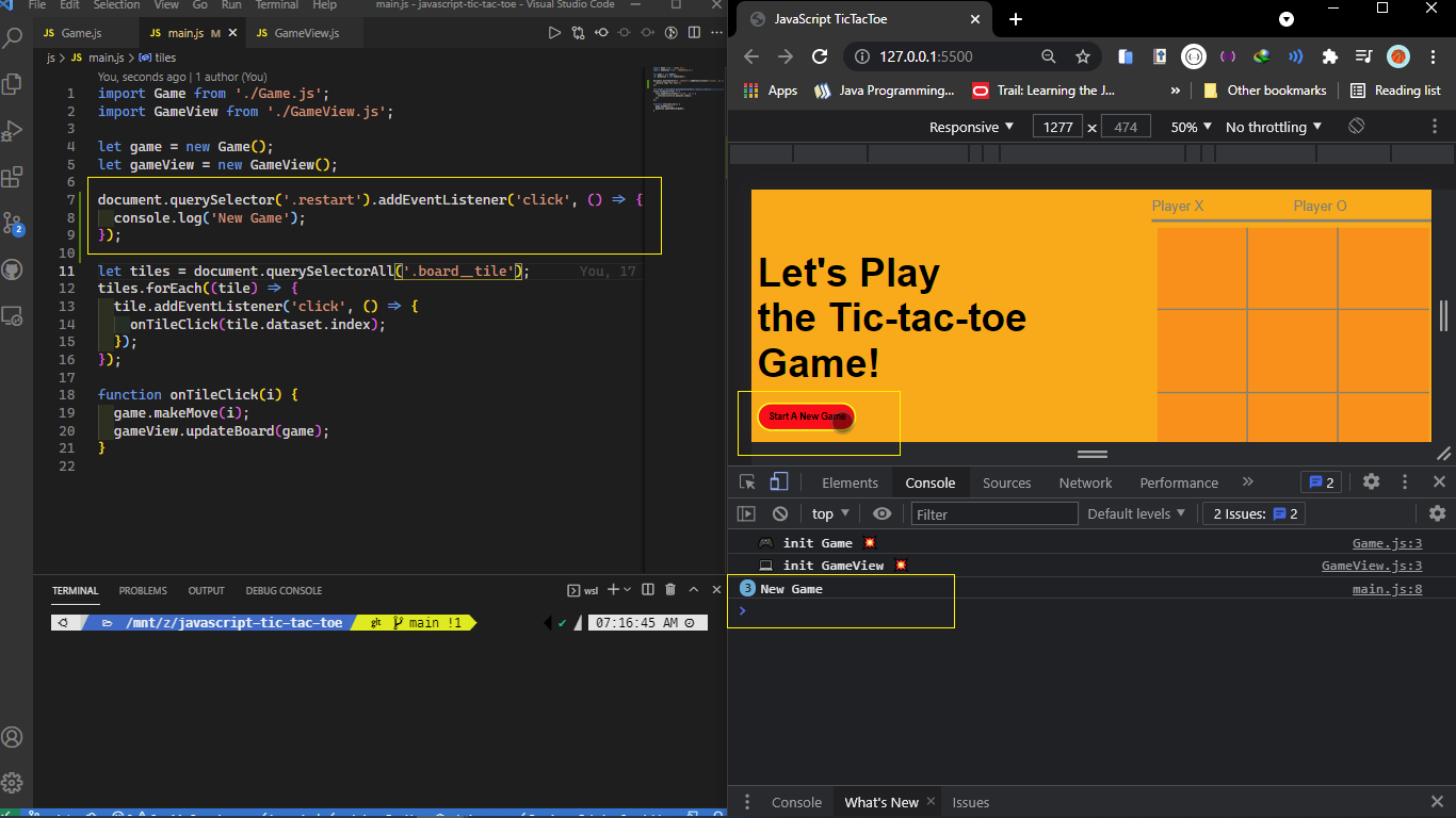 GitHub - NirajanMahara/javascript-tic-tac-toe: Build a Tic, Tac, Toe Game using JavaScript ...