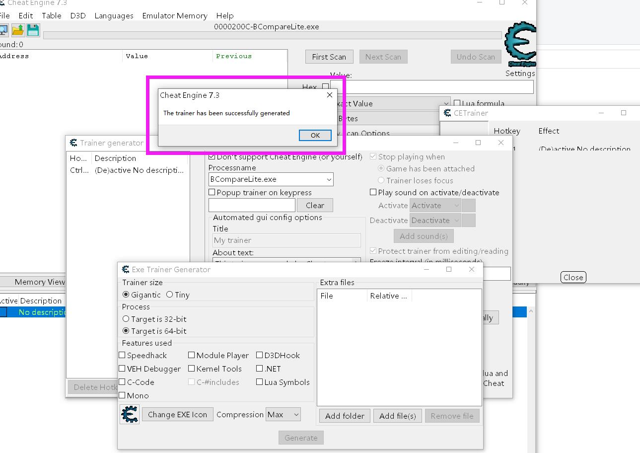 [bug] 7.3 win10 · Issue #1766 · cheat-engine/cheat-engine · GitHub