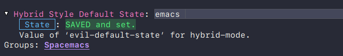 hybrid-mode-default-state doesn't work · Issue #15025 · syl20bnr/spacemacs · GitHub