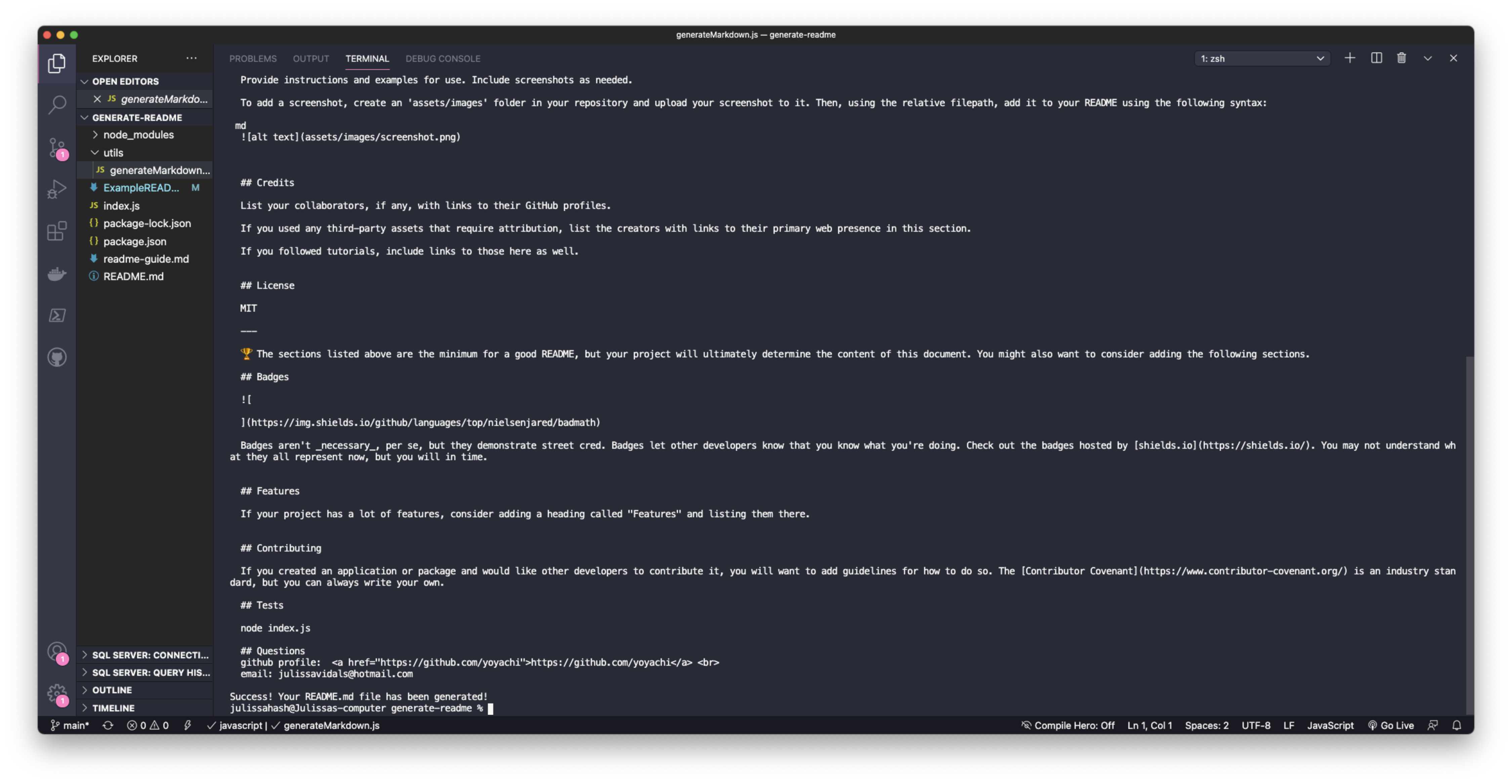 GitHub - yoyachi/generate-readme