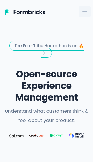 Bug Formtribe Hackathon Banner Broken On Smaller Screens · Issue 1002 · Formbricksformbricks