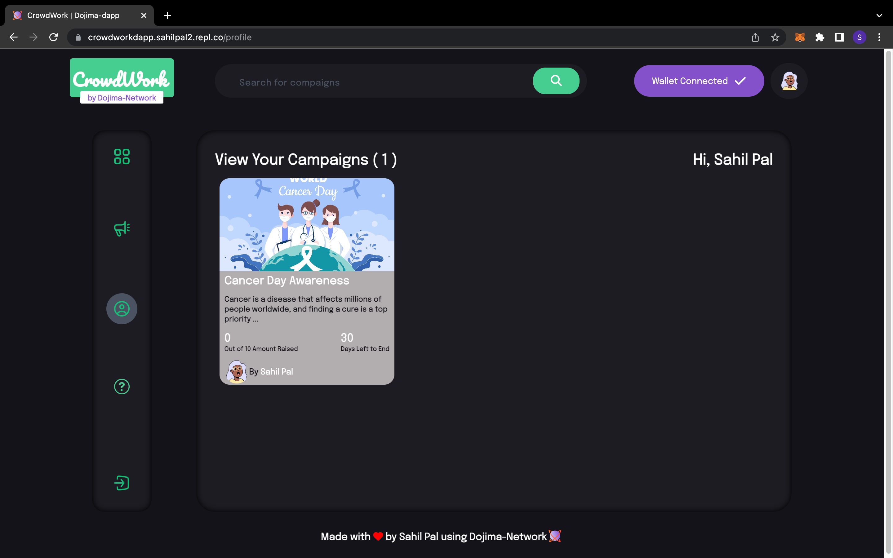 GitHub - sahil-pal/CrowdWorkDapp: Crowd Funding decentralised Application