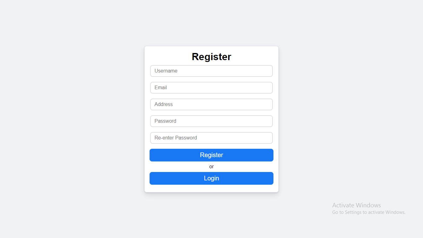 GitHub - nooneknows199/React-Login-Register-Logout
