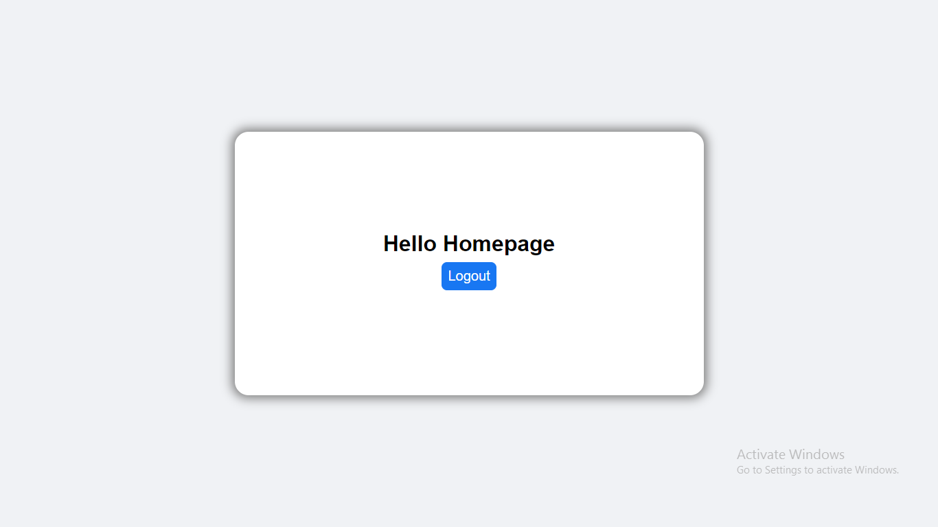 GitHub - nooneknows199/React-Login-Register-Logout