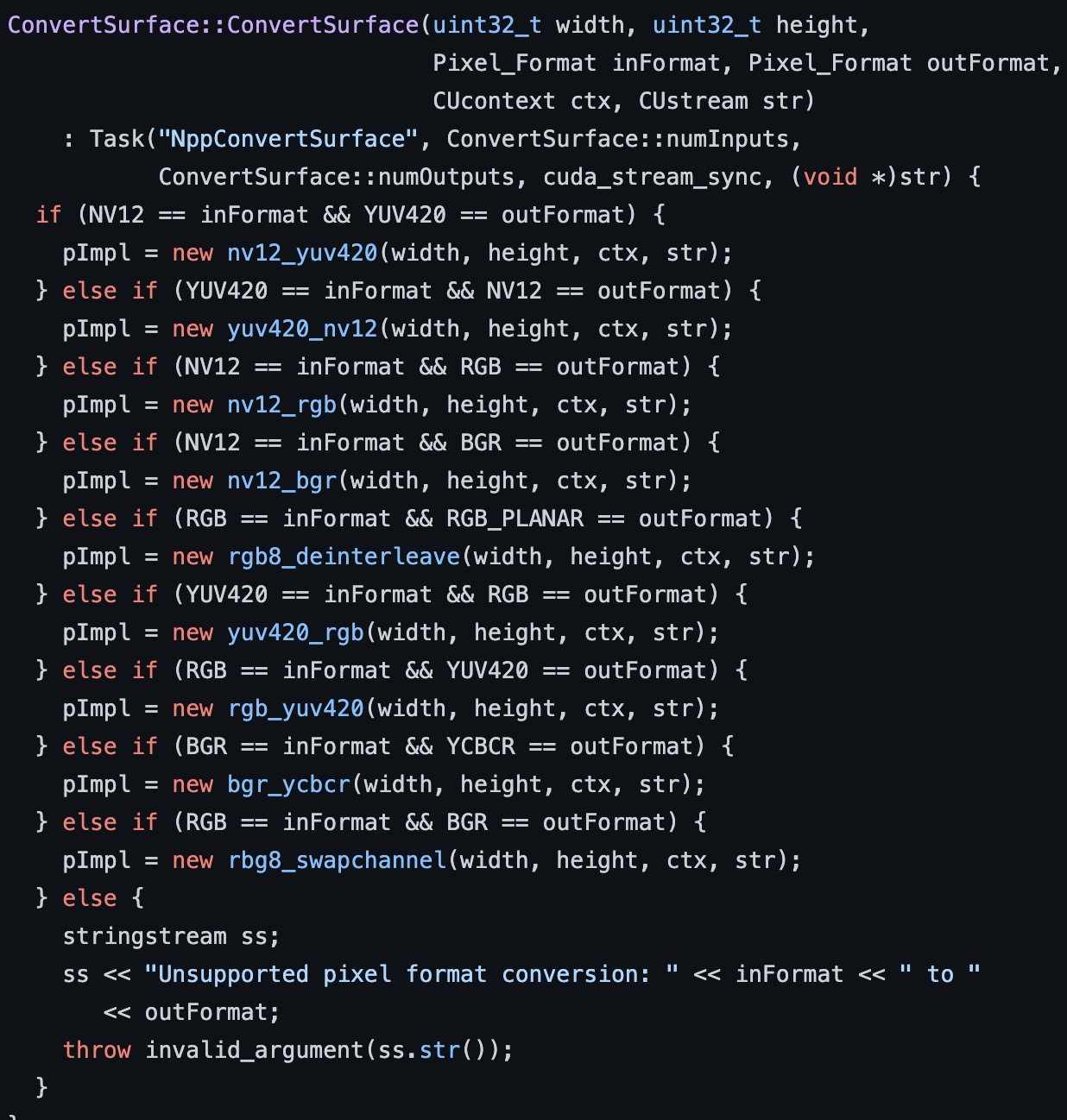 will the color conversion between bgr and yuv444p be provided in VPF? · Issue #226 · NVIDIA ...