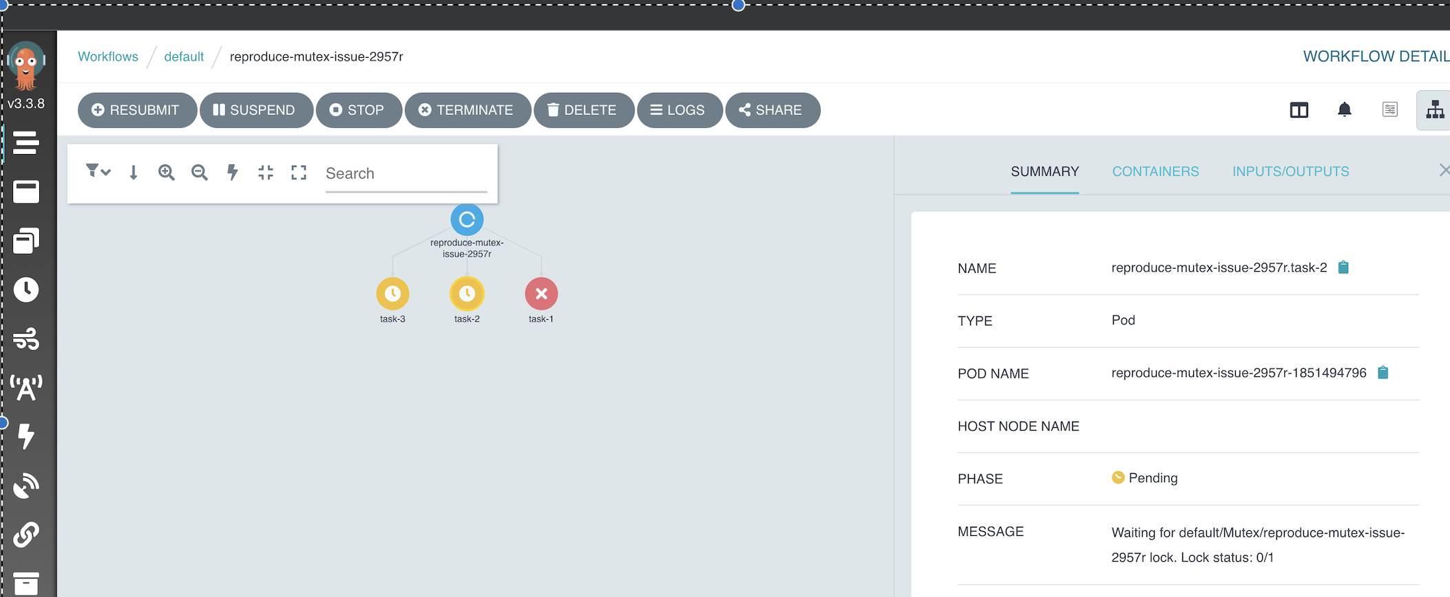 Mutex issue on task failure in a workflow · Issue #9845 · argoproj/argo-workflows · GitHub