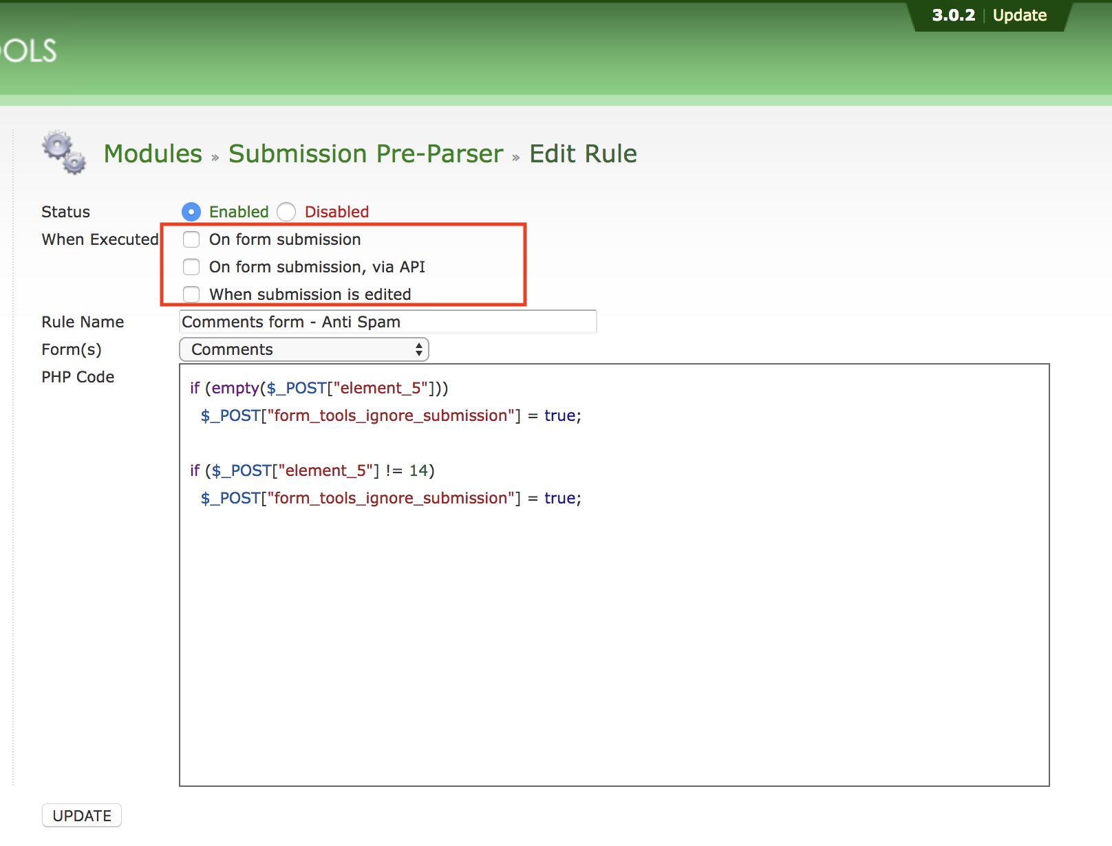 Pre Parser Module · Issue 256 · Formtools Core · Github