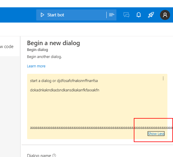 Notes Text Wrap Issue When Pressing Show More · Issue 8331 · Microsoftbotframework Composer